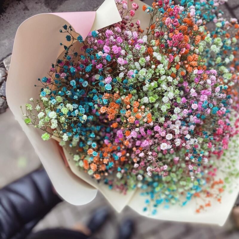 Gipsofilijos puokštė - Karališkos gėlės